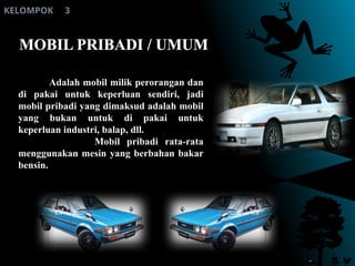 Bagian Bagian part Mobil beserta didalamnya | PPTX