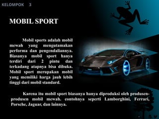 Bagian Bagian part Mobil beserta didalamnya | PPTX