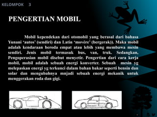 Bagian Bagian part Mobil beserta didalamnya | PPTX