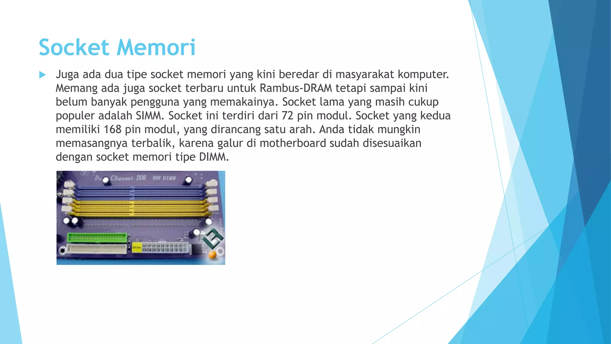 Bagian –bagian motherboard dan fungsinya | PPTX