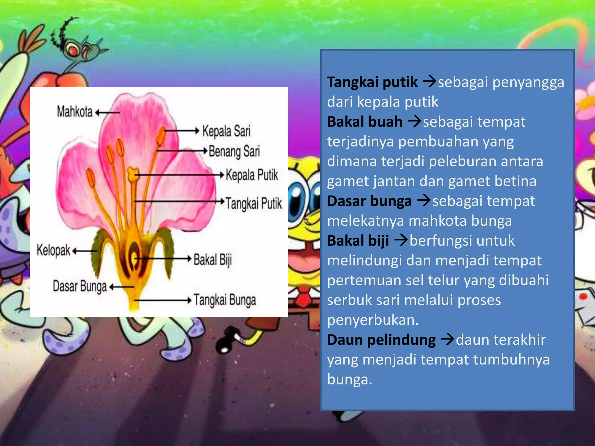 Bagian bunga dan fungsinya | PPTX