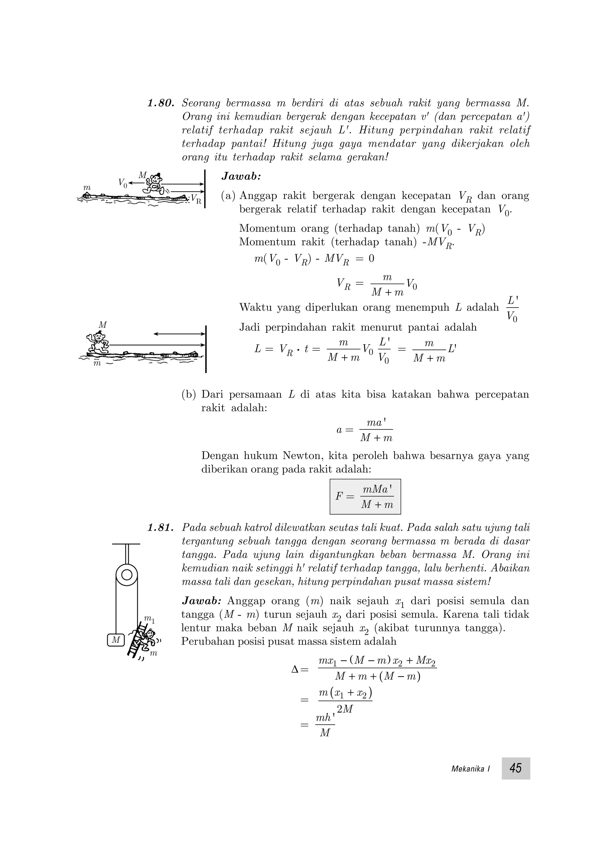 Soal Jawab Fisika Mekanika Bagian C | PDF