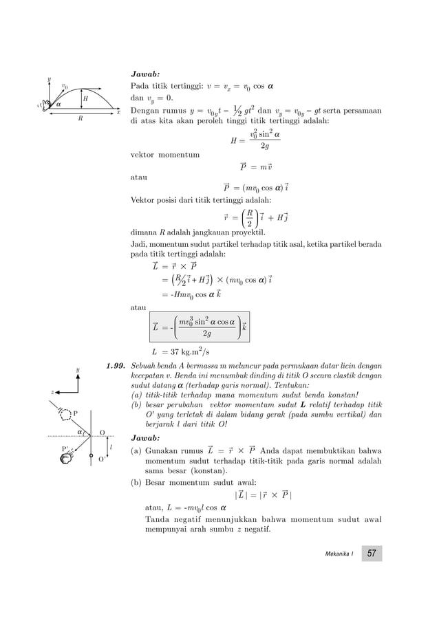 Soal Jawab Fisika Mekanika Bagian C | PDF