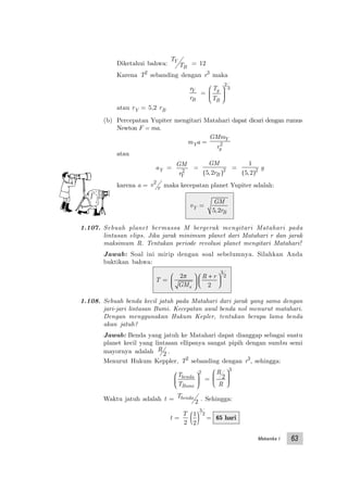Soal Jawab Fisika Mekanika Bagian C | PDF