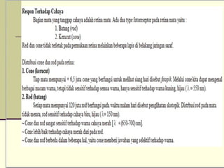 Presentasi Biooptika di Ilmu Biomedik Dasar jurusan Vokasi, D-3 Keperawatan .ppt