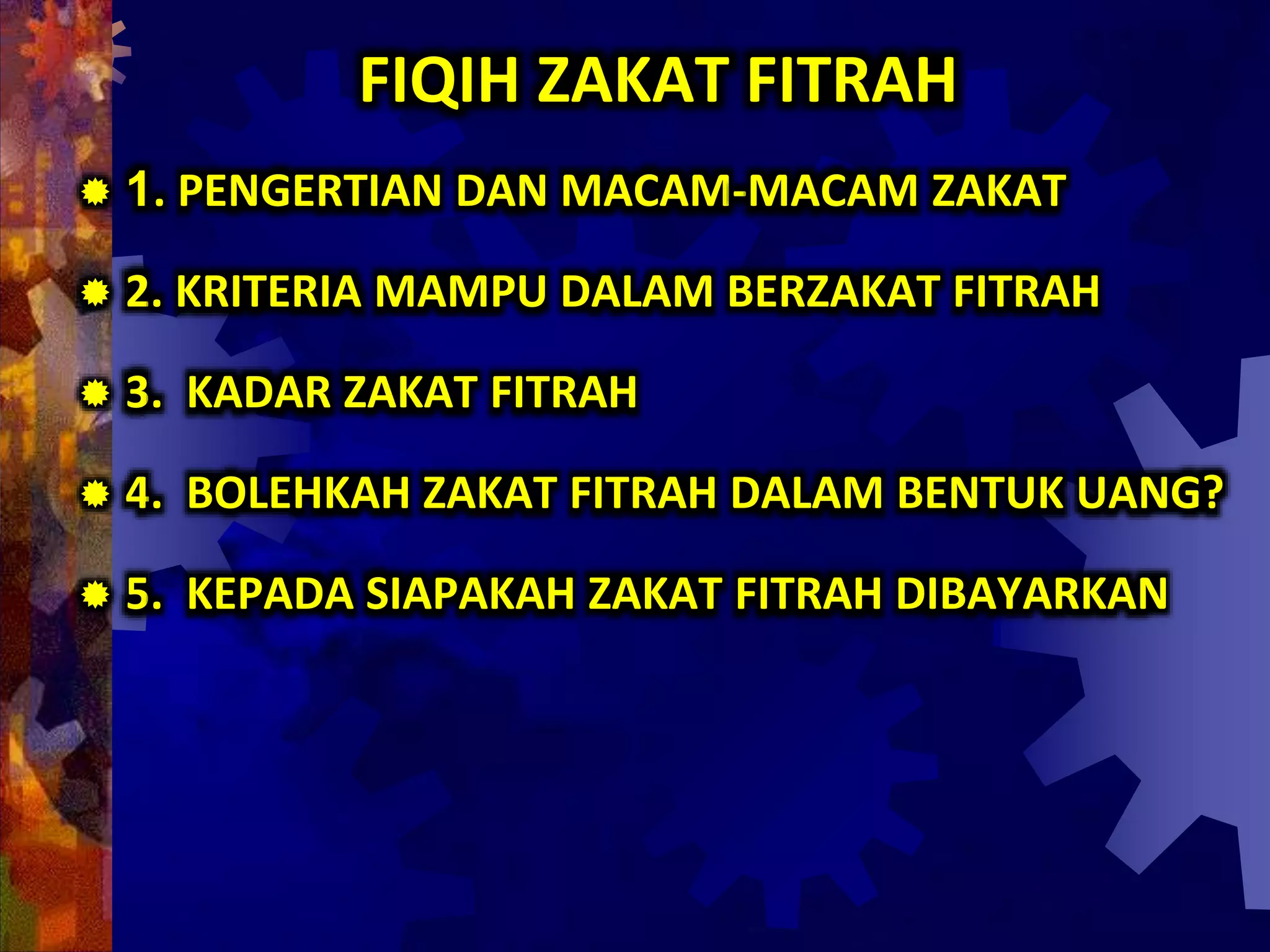 Fiqih Zakat Fitrah Dan Zakat Uang | PPT