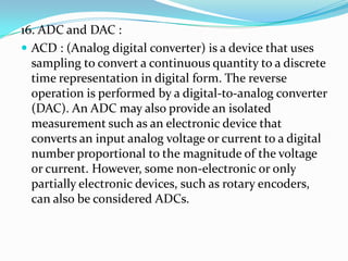 odometer and some terms in instrumentation | PPT
