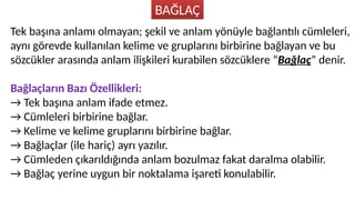 BağlaçLAR BağlaçLAR BağlaçLAR BağlaçLAR | PPTX