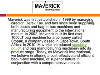 Bag Manufacturing Machine | PPTX