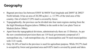Bagmati province | PPTX
