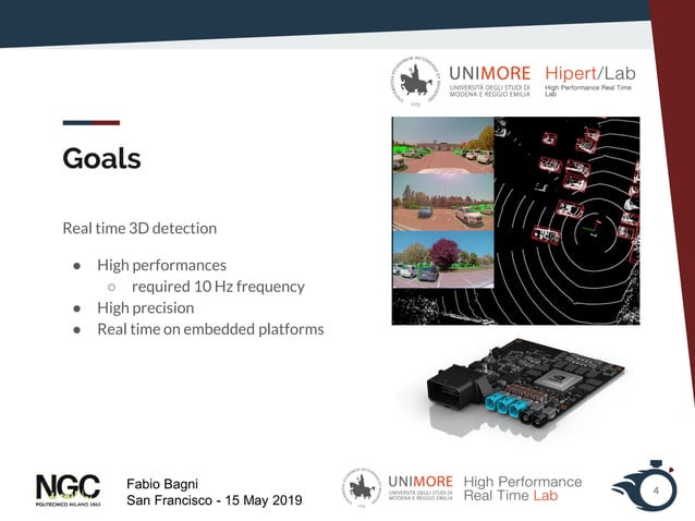Sensor fusion of LiDAR and Camera for real time object detection - talk version | PDF