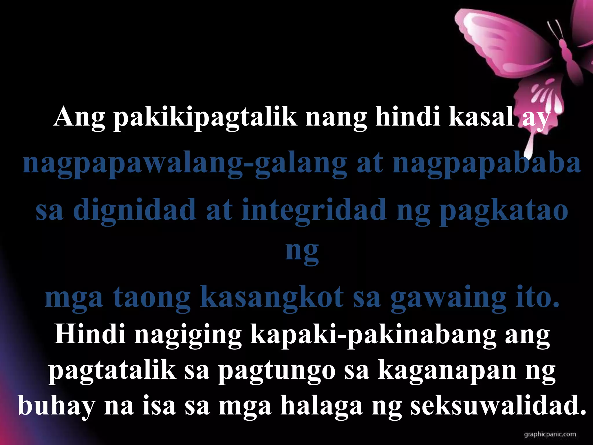 Pre Marital Sex Esp Grade 10 Pptx