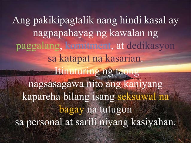 Pre Marital Sex Esp Grade 10 Pptx