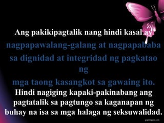 Pre-Marital Sex (ESP Grade 10) | PPTX