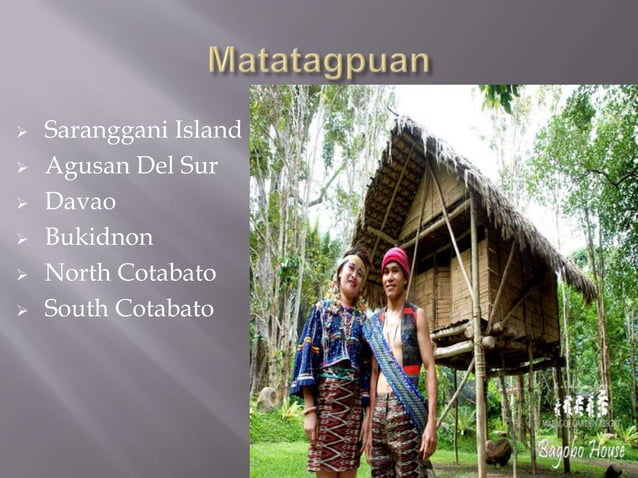 Katutubong Bagobo ng Pilipinas | PPTX