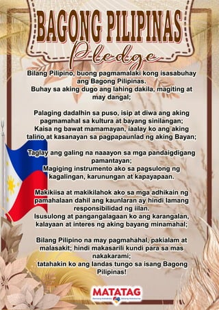 BAGONG PILIPINAS HYMN ng makabagong Pilipino | PDF
