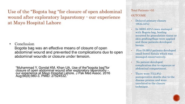 VARIOUS Temporary CLOSURE TECHNIQUES IN OPEN ABDOMEN.pptx