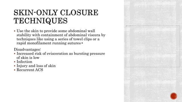 VARIOUS Temporary CLOSURE TECHNIQUES IN OPEN ABDOMEN.pptx
