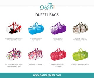 Oasis Bags catalogue - Wholesale | PDF
