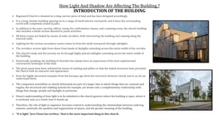 Bagsvaerd church how light and shadow are affecting the building | PPTX