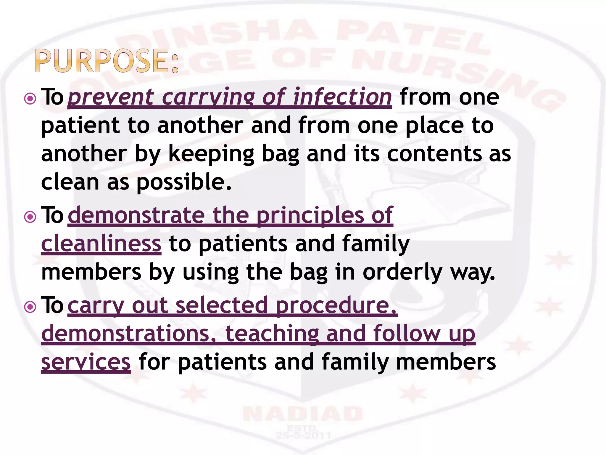 Bag Technique Procedure | PPSX