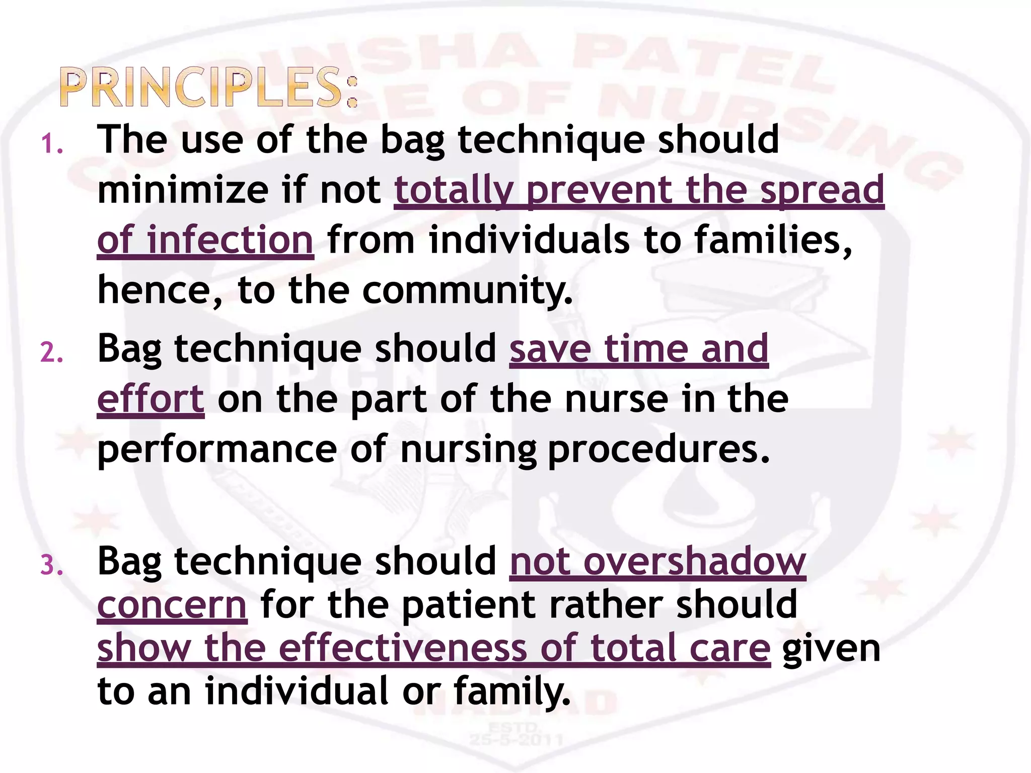 Bag Technique Procedure | PPSX