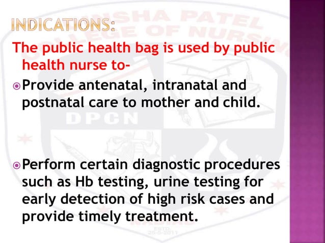Bag Technique Procedure | PPSX | First Aid | Injuries