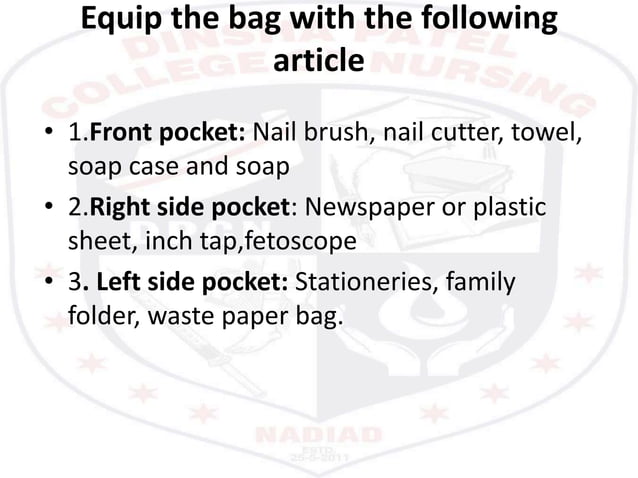 Bag Technique Procedure | PPSX | First Aid | Injuries