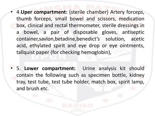 Bag Technique Procedure | PPSX | First Aid | Injuries