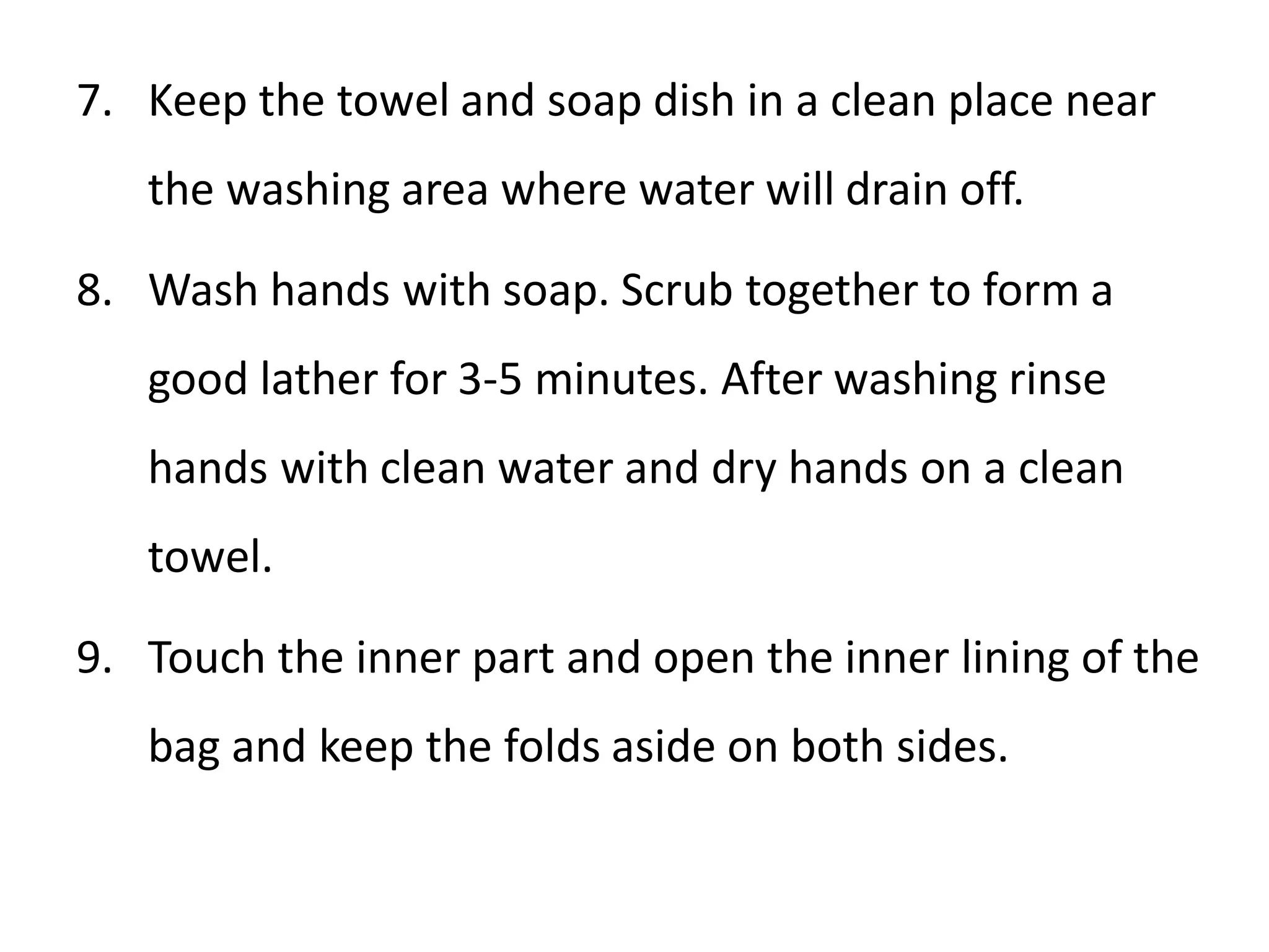 Bag technique of community health nursing | PDF