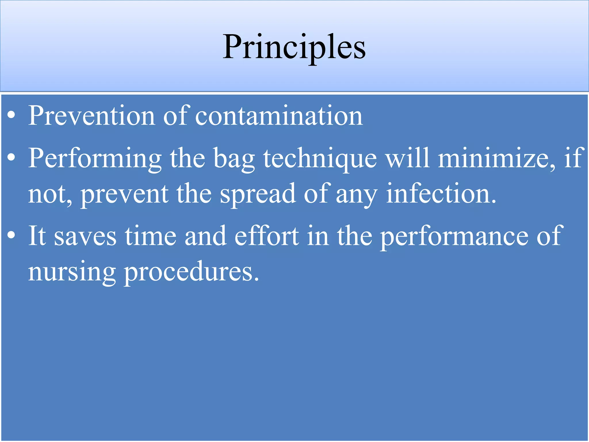 Bag technique | PPTX