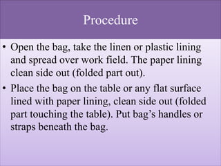 Bag technique | PPT