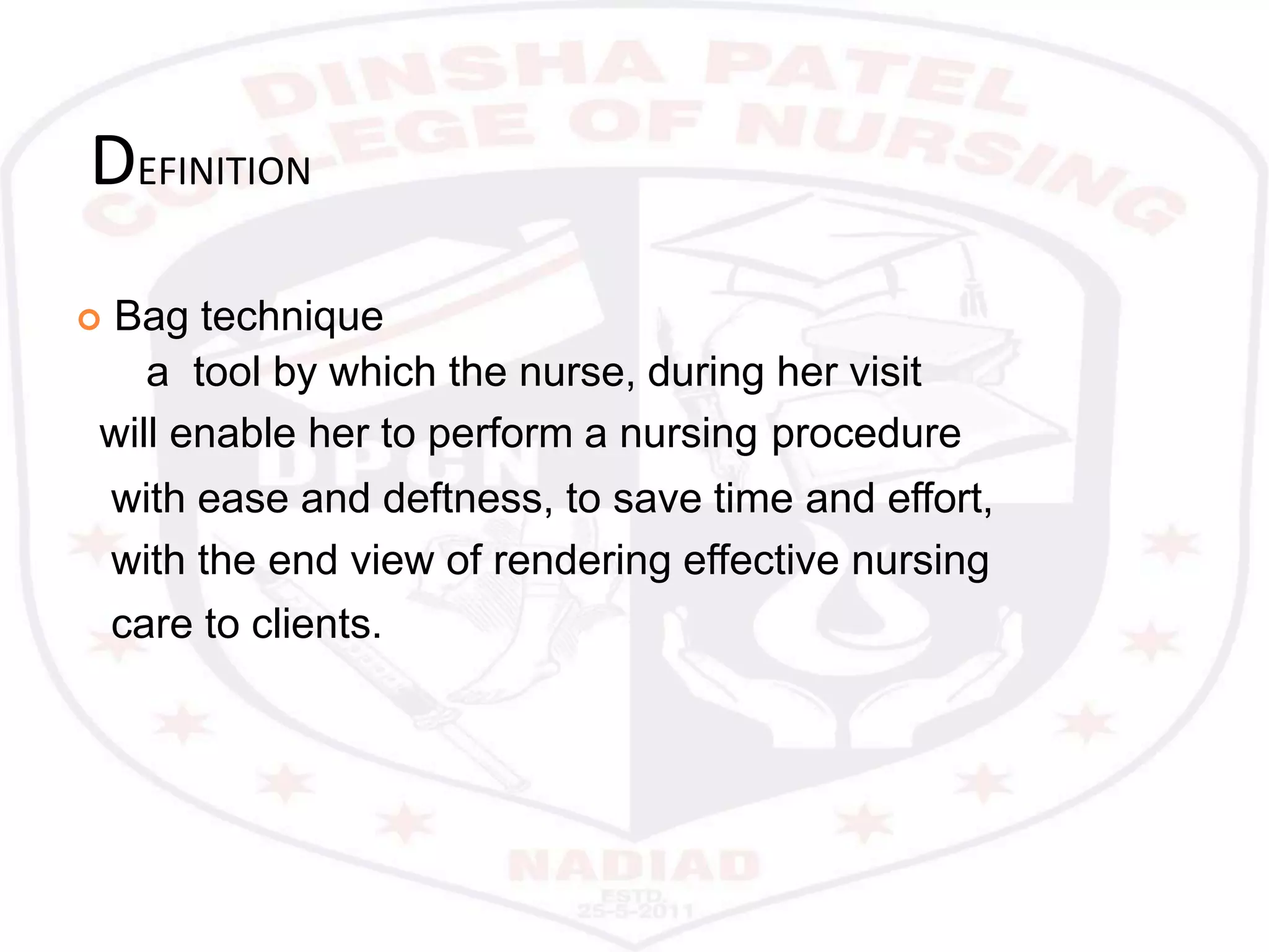 Community Bag technique | PPSX