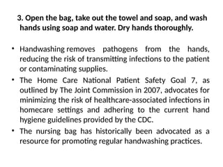 BAG TECHNIQUE.pptx RESPONSIBILITIES OF COMMUNITY HEALTH DURING HOME ...