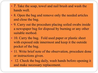 Bag technique 4th yr Community health Nursing | PPTX