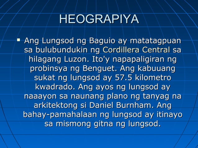 Baguio | PPT