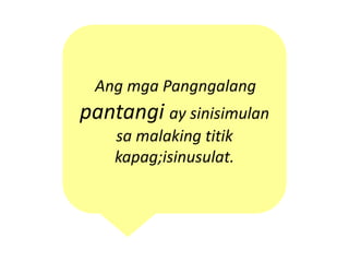 PANGNGALAN | PPTX
