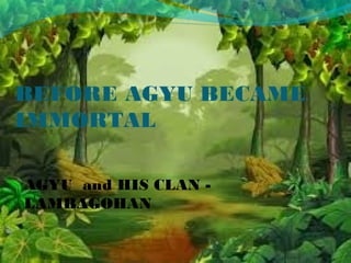 Olaging Epic: Agyu of Bukidnon | PPT