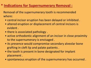 Congenitally missing & supernumerary teeth | PPTX
