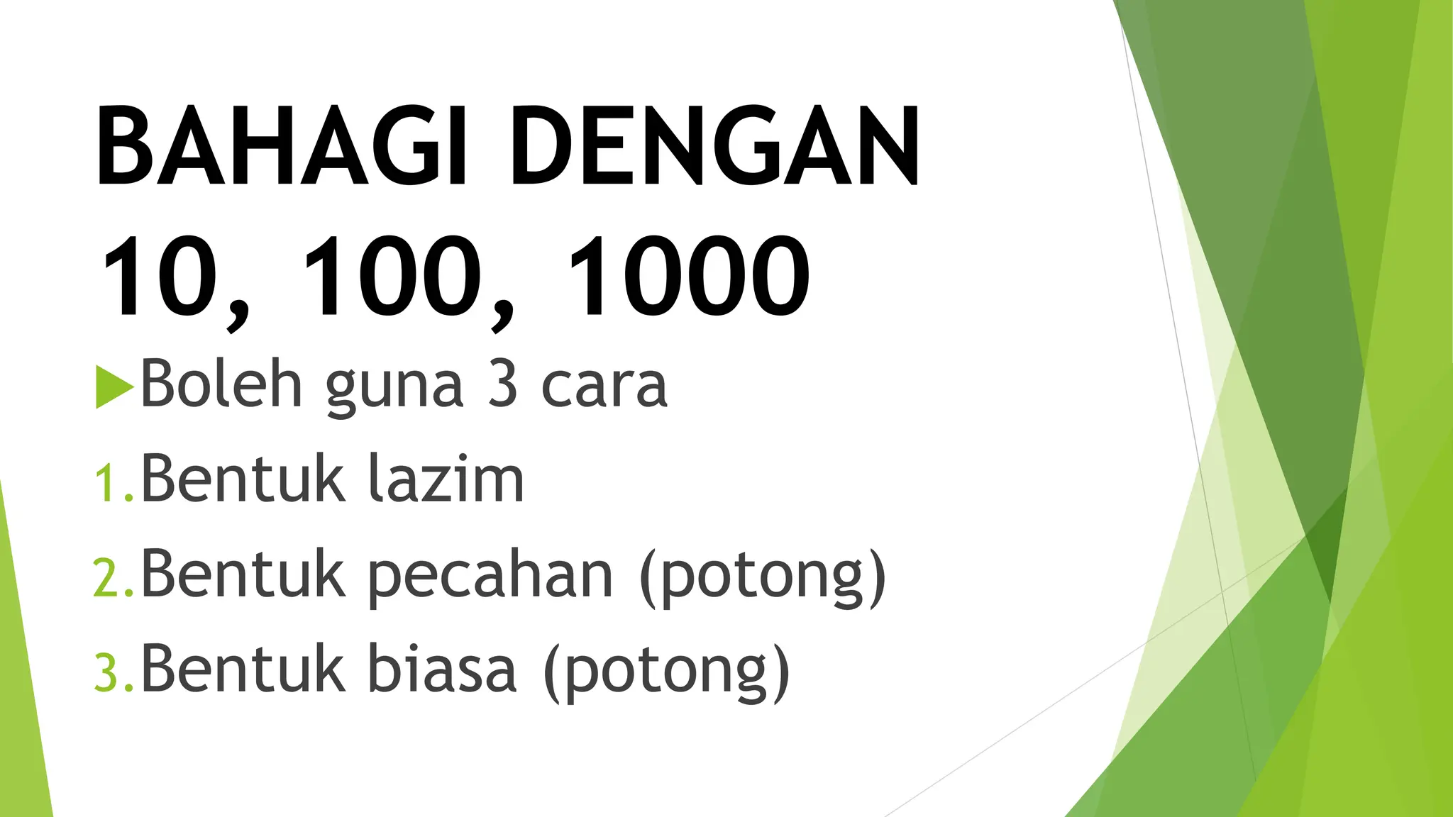Cara bahagi/division untuk matematik tahun 3 | PPTX