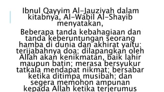 BAHAGIA DAN SENGSARA dalam pandangan Allah | PPT