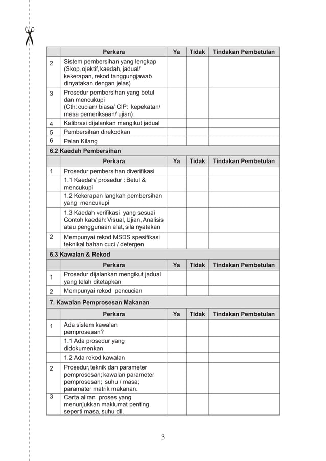 Bahagian 3 senarai semak pjkm | PDF