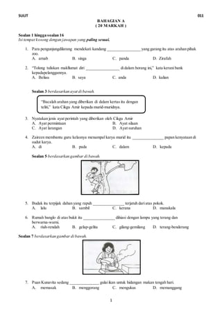 Bahagian a bm pkbs | PDF | Free Download