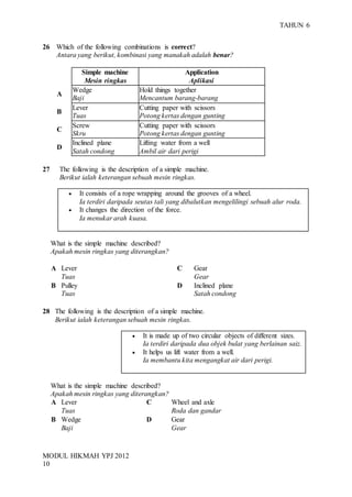 Bahagian a t6 | DOCX