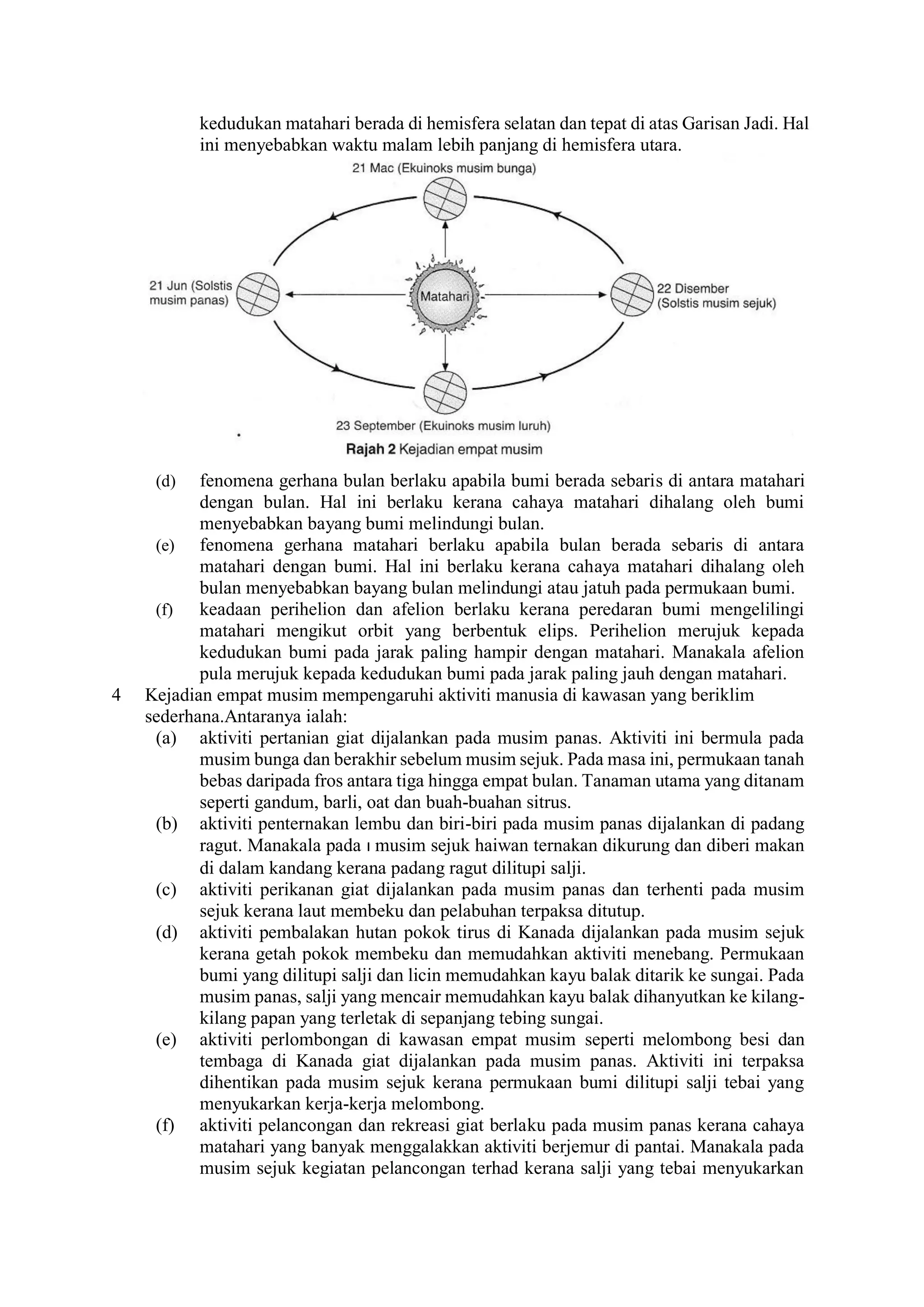 Geografi STPM-Bahagian A-Tema Sistem Bumi | PDF