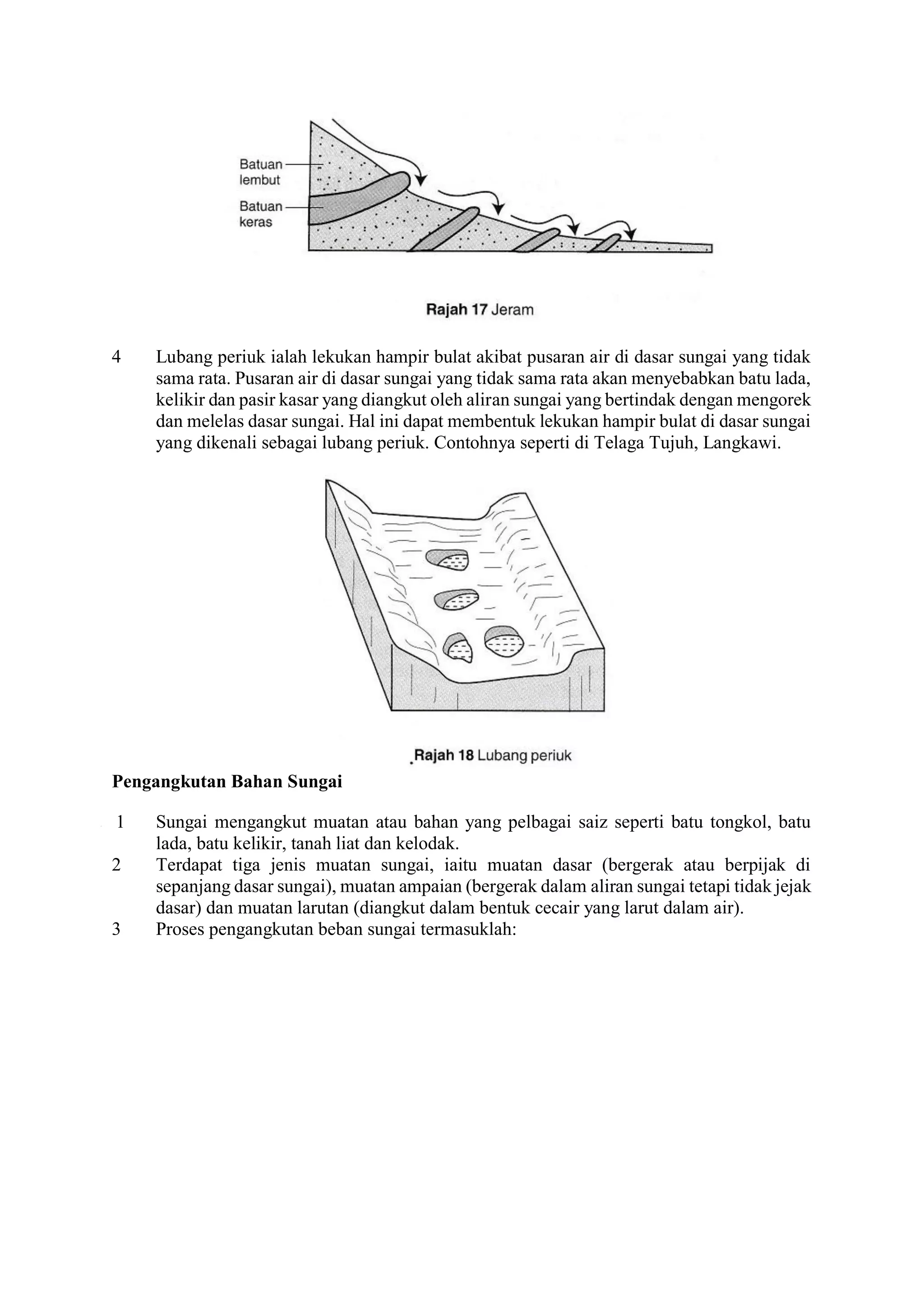 Geografi STPM-Bahagian A-Tema Sistem Geomorfologi | PDF