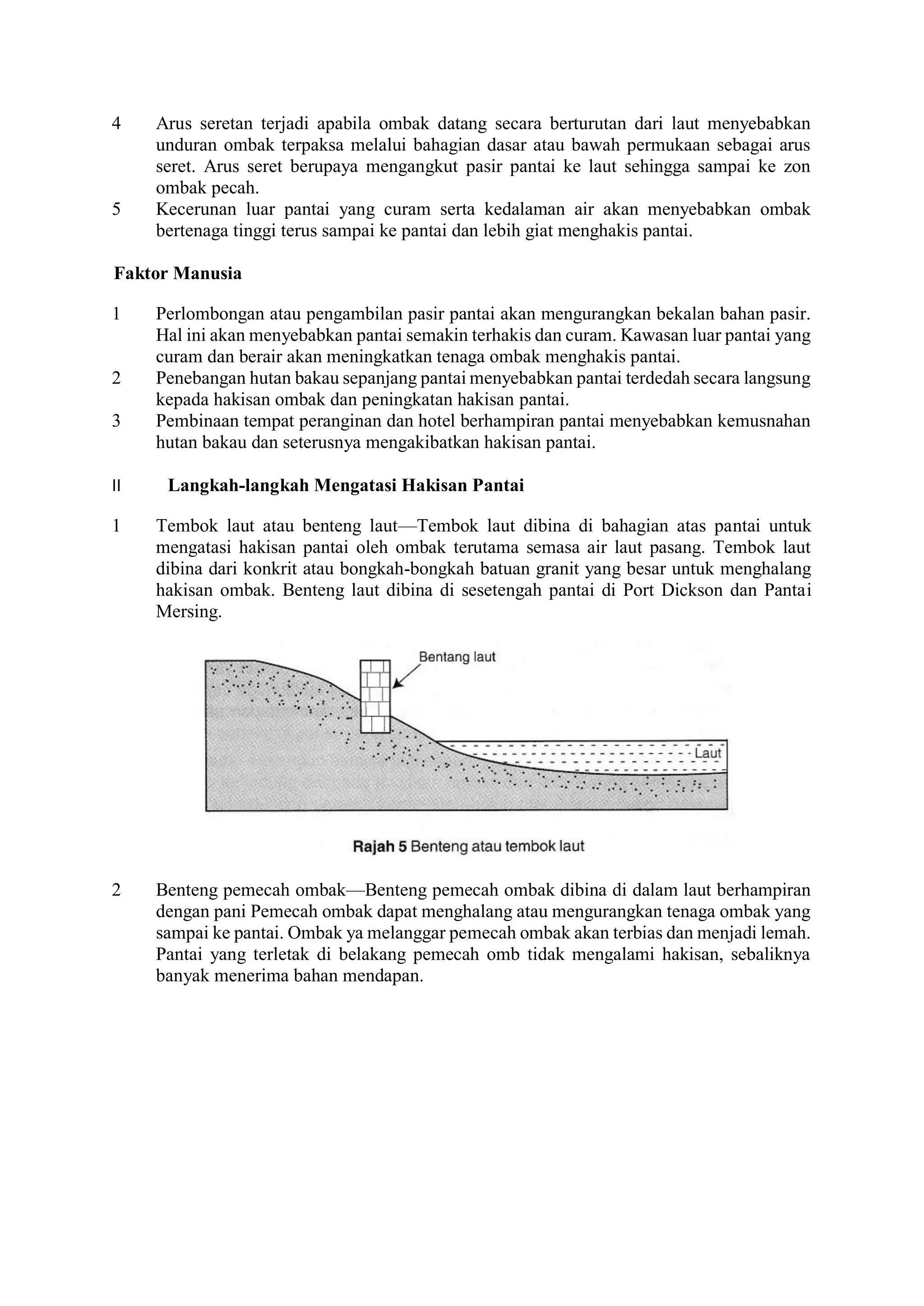 Geografi STPM-Bahagian A-Tema Sistem Geomorfologi | PDF
