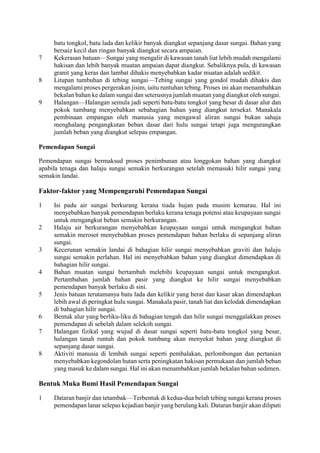Geografi STPM-Bahagian A-Tema Sistem Geomorfologi | PDF