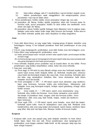 Bahagian A Tema 3 Sistem Atmosfera | DOCX