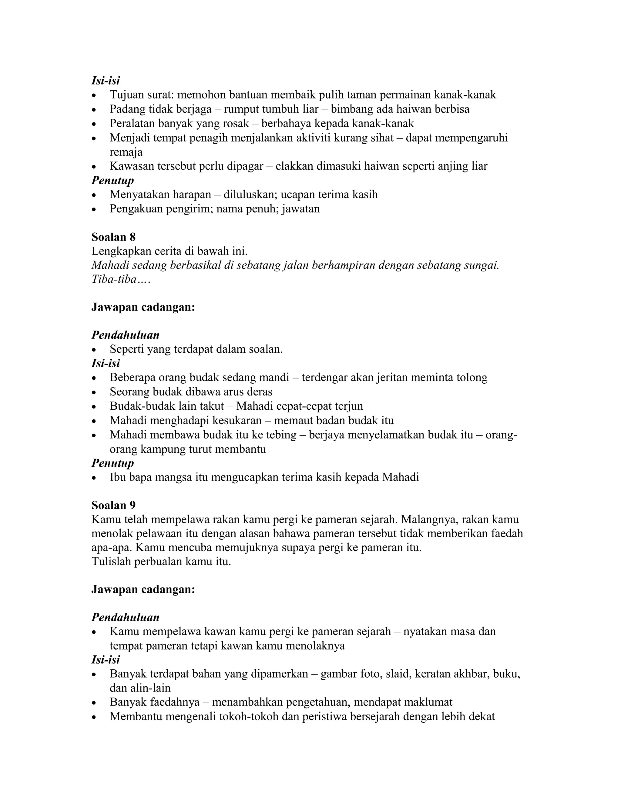 Penulisan Bahagian B | DOC